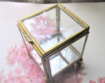 Vintage Glass Box | Etsy
