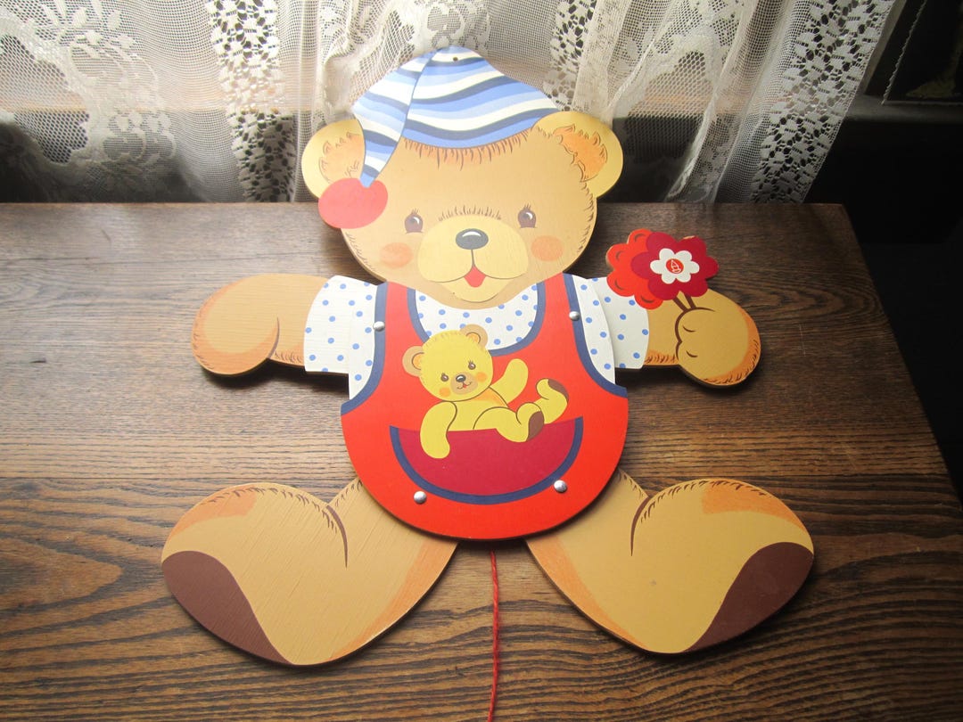 Vintage Mertens-kunst, 1980's Hampelmann Wooden Pull String Toy ...