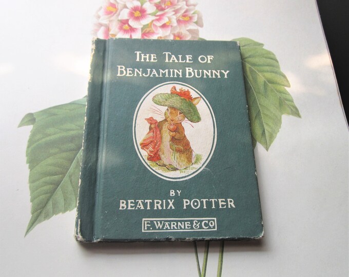 Vintage Book, the Tale of Benjamin Bunny by Beatrix Potter, E Warne ...