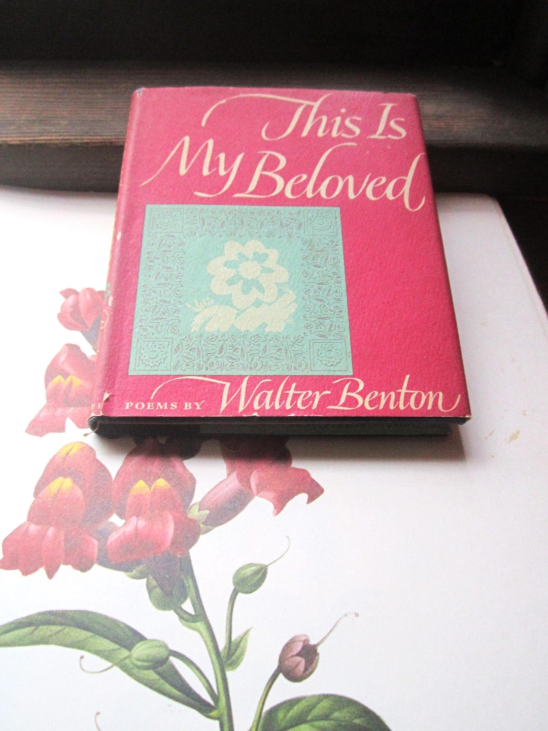 1960's Poetry Book, Unique Hardcover Book, Dated Entry Style, Intense ...