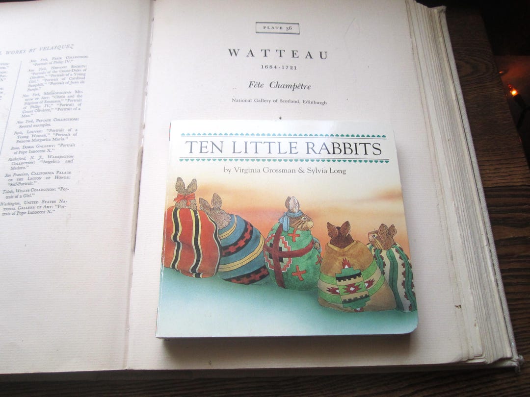 Ten Little Rabbits Book, 1991 Native American Counting Book - Etsy