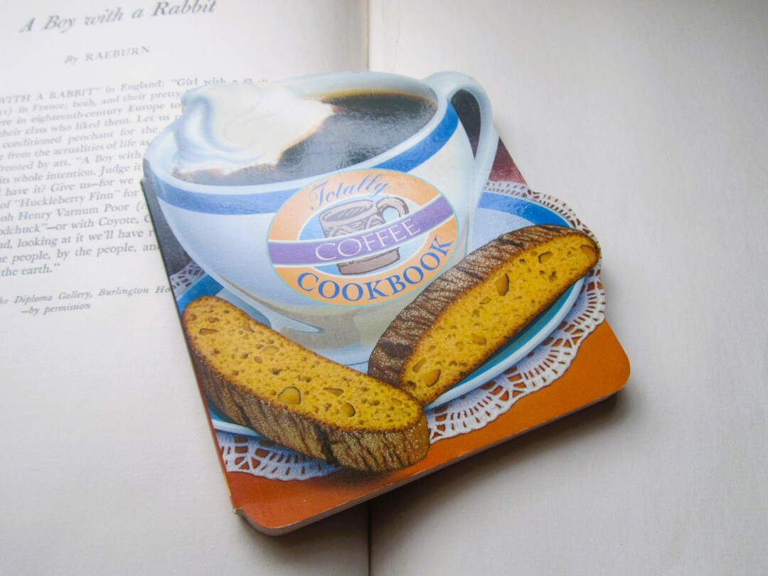 Totally Coffee Cookbook, 1990's Vintage Coffee Cookbook, Coffee Cup ...