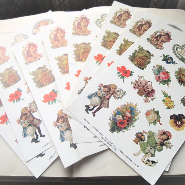 Victorian Angel Stickers - Etsy