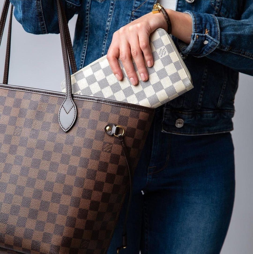 Authentic Louis Vuitton Zippy Wallet Azure - Etsy