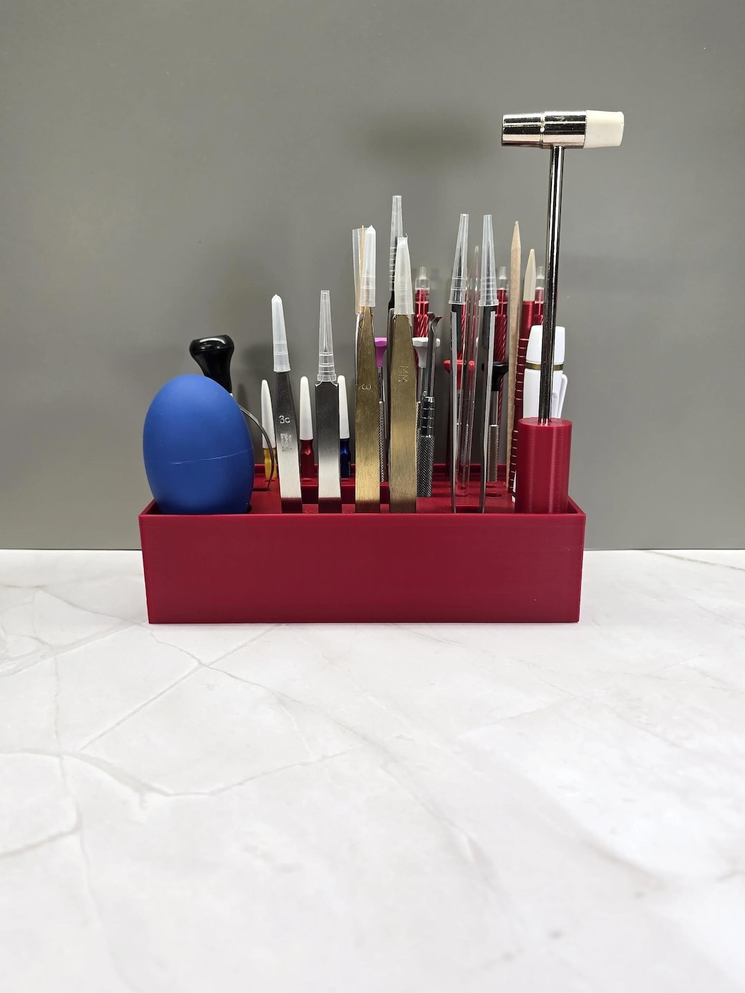 Watchmaker Tool Organizer Holder With 45 Slots Fits Bergeon Dumont and ...