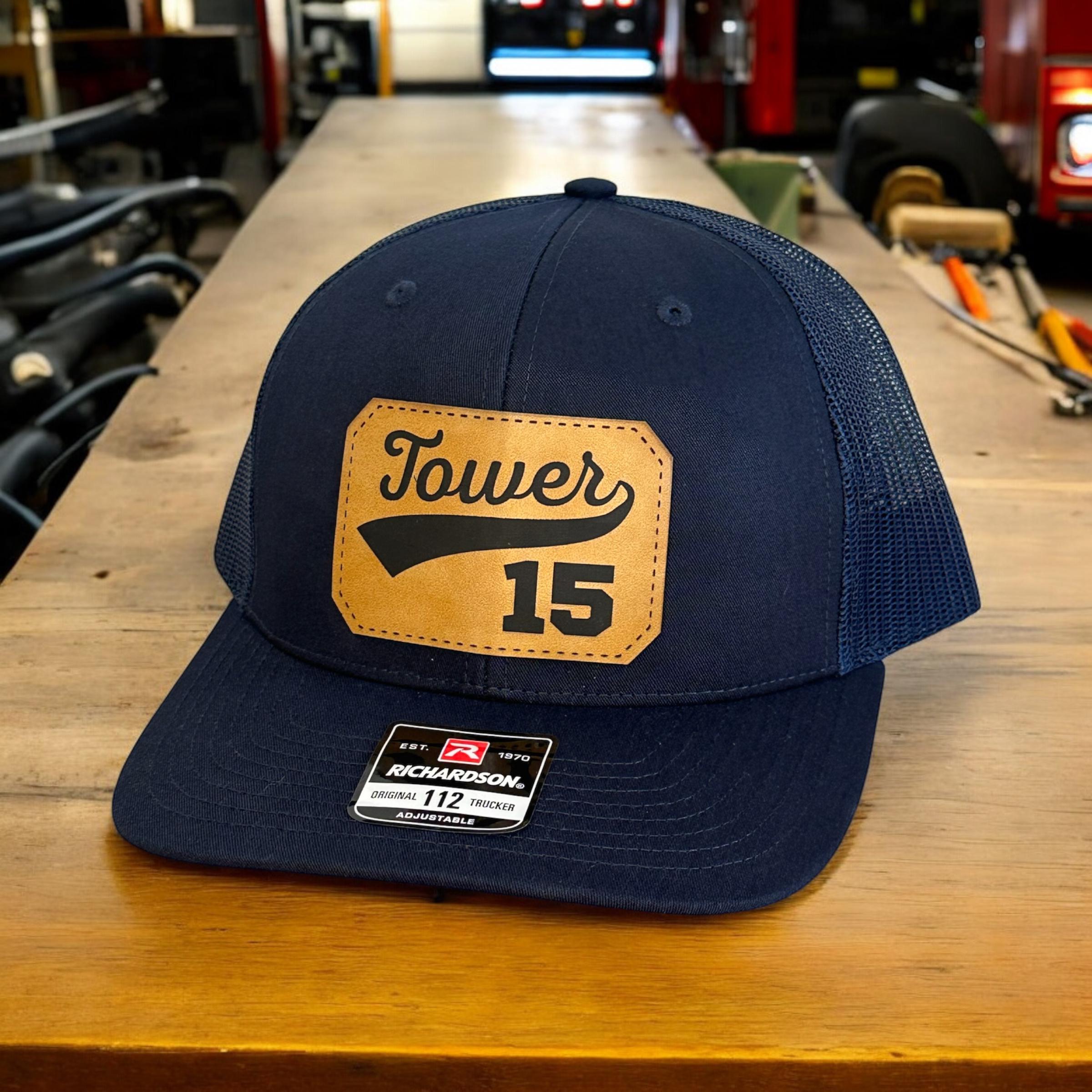 Custom Retro Firefighter Hat With Leatherette Patch Personalized Fire ...