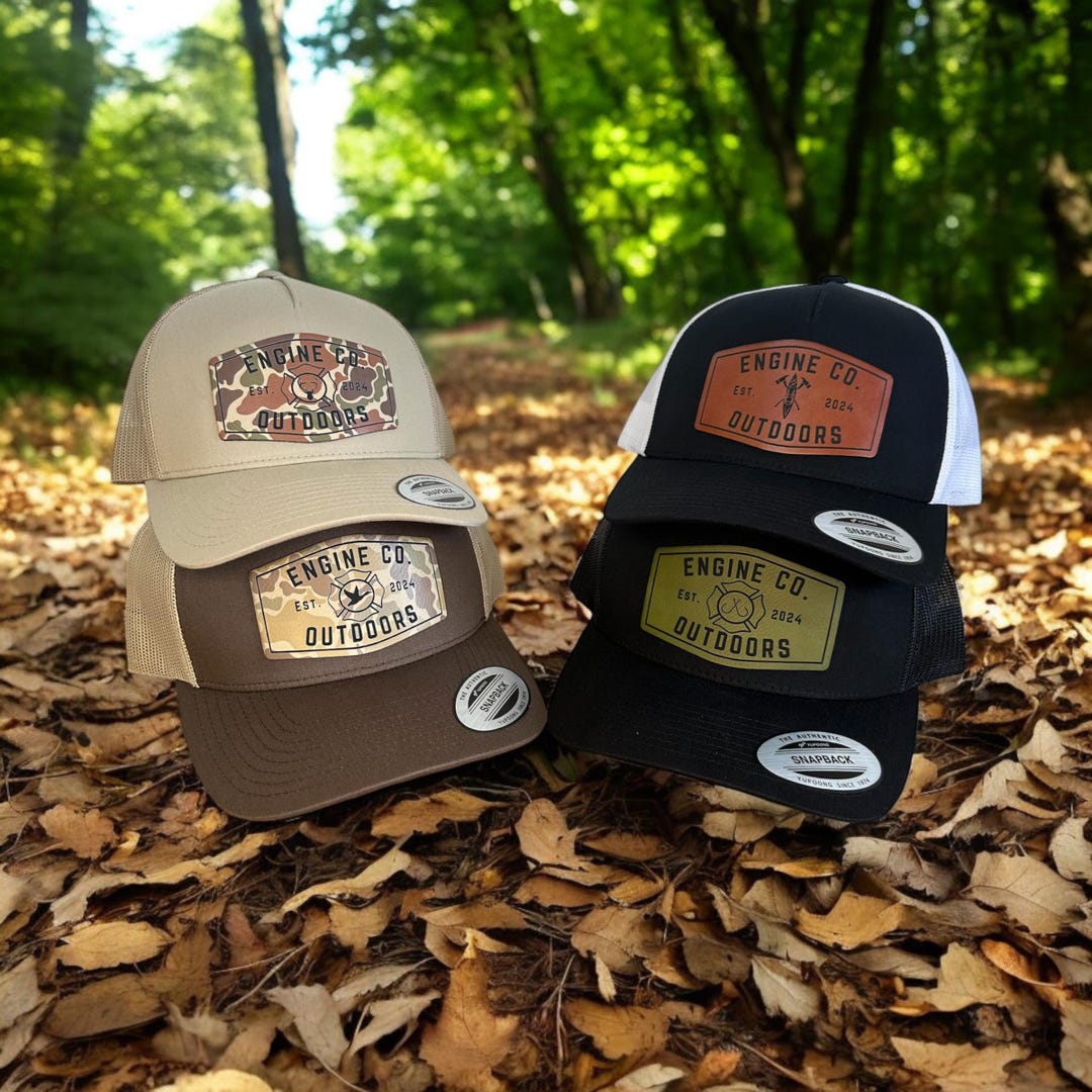 Engine Company Outdoors Firefighter Hats Custom Firefighter Hat With ...
