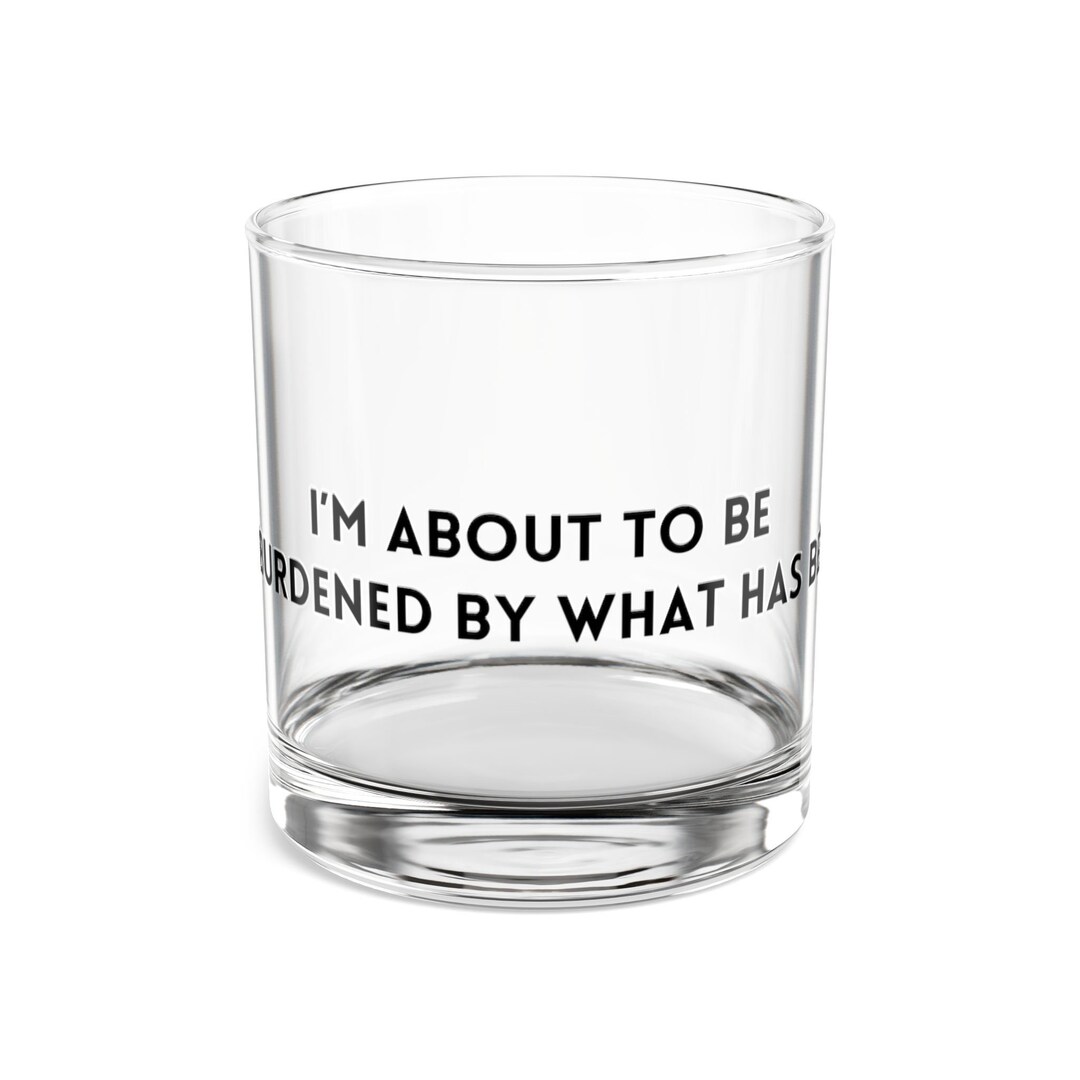 Unburdened by What Has Been Kamala Quote Funny Rocks Glass, 10oz - Etsy