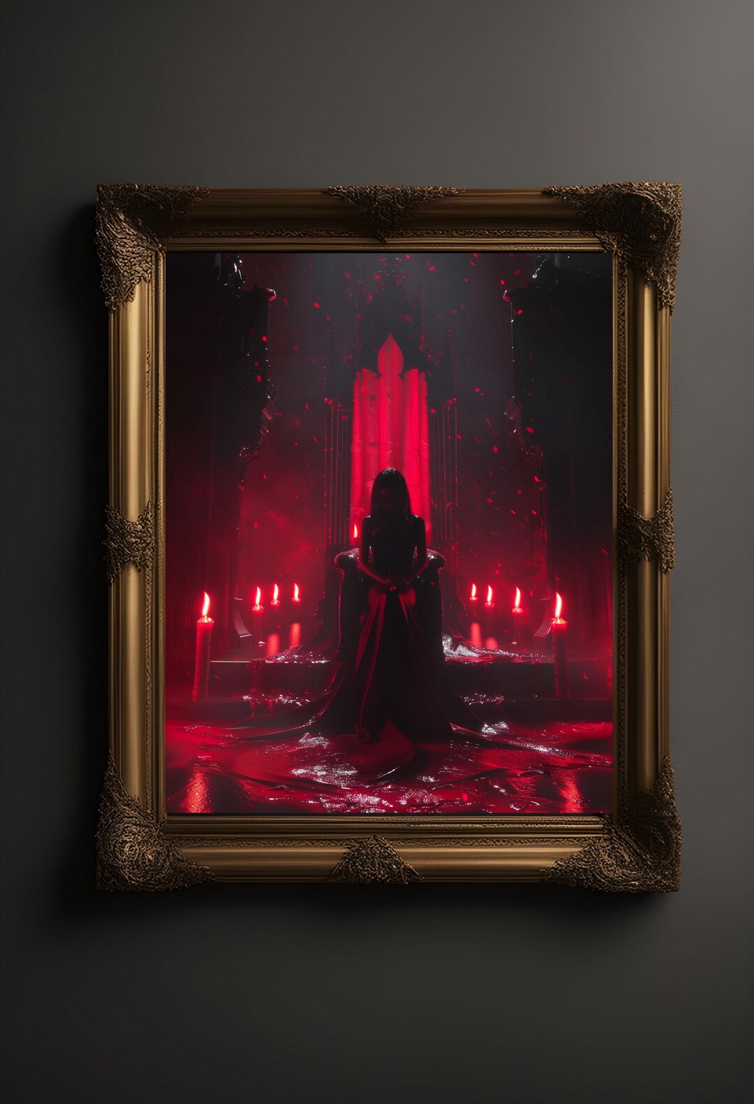 LILITH Print | Gothic Horror | Horror Art | Horror Home Decor | Gothic ...