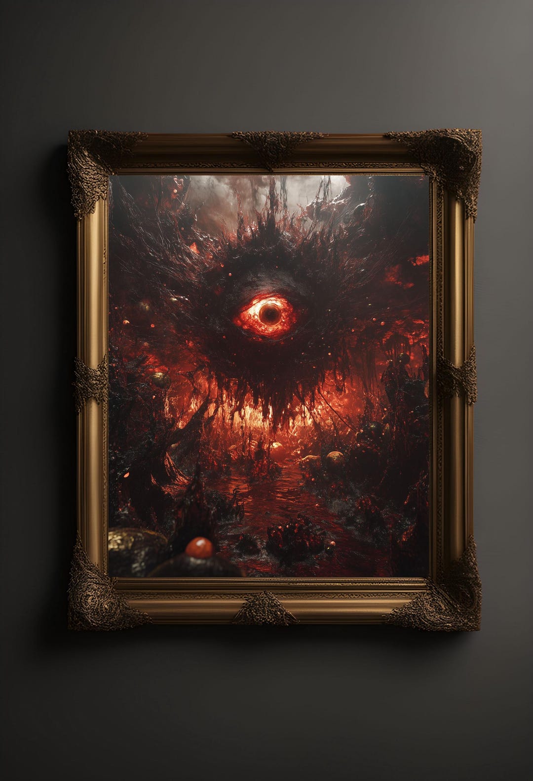 Gothic Horror HIVE MIND Print | Dark Eye Art - Etsy
