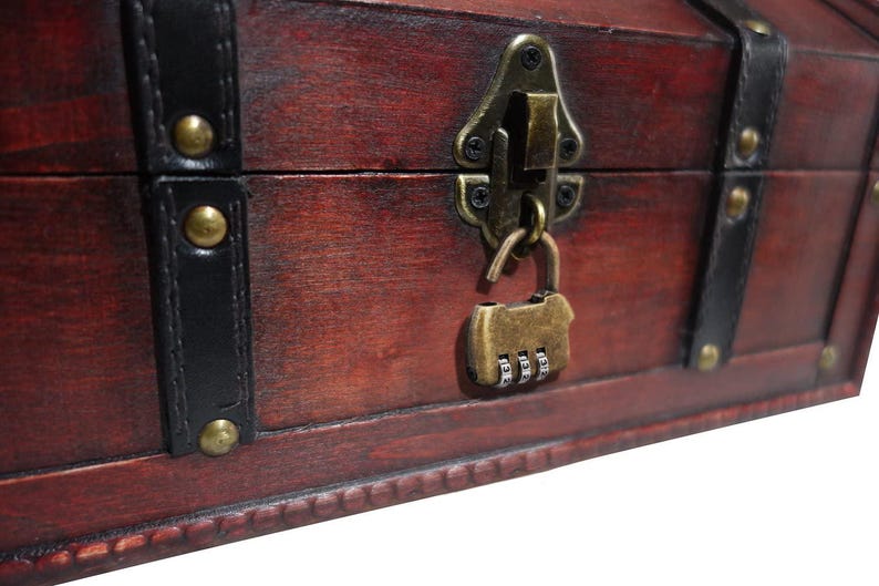 Treasure Chest Children's Birthday, Pirate Chest, Gift Box Lockable ...