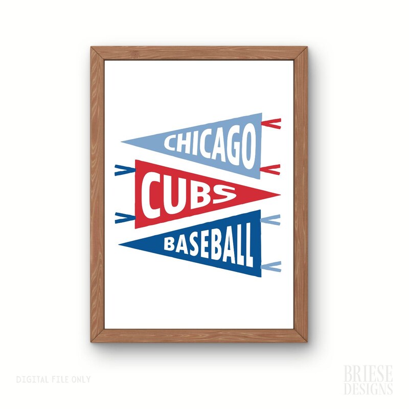 Cubs Poster - Etsy