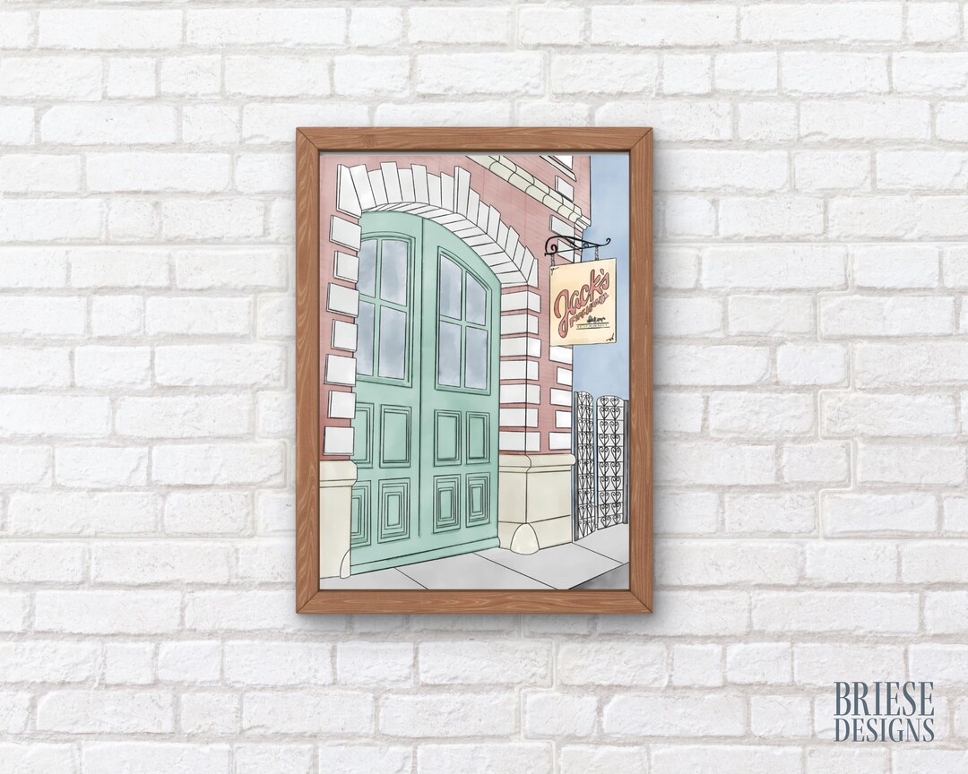 DIGITAL Jack's Firehouse Philadelphia Fairmount Art 5x7 - Etsy