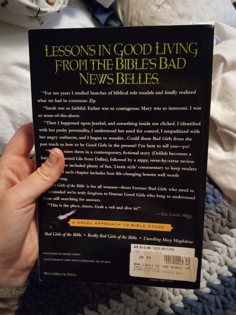 Bad Girls of the Bible and What We Can Learn From Them by Liz Curtis ...