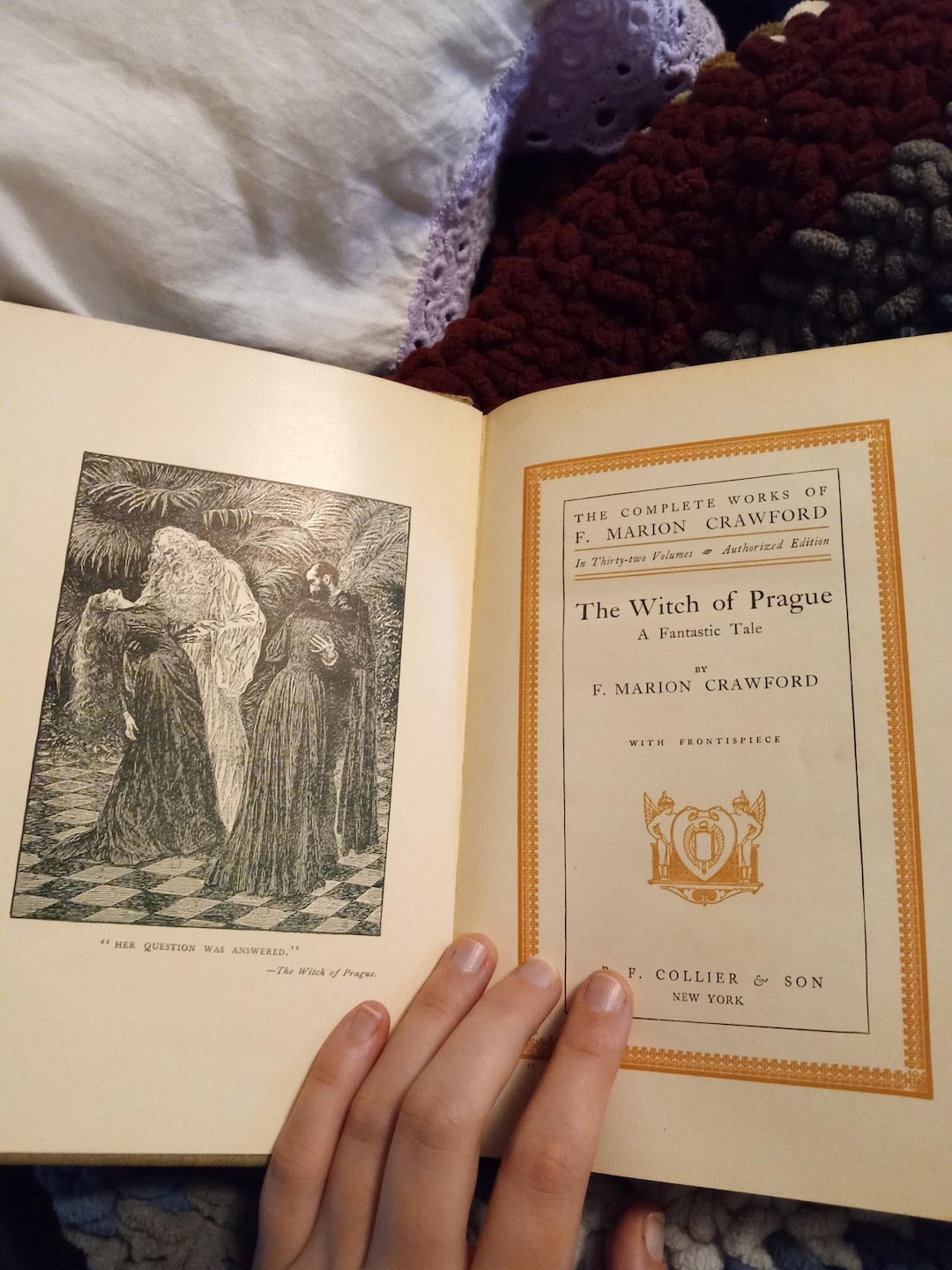 The Witch of Prague: A Fantastic Tale by F. Marion Crawford 1890 Occult ...