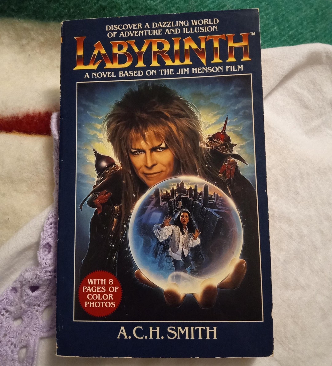 Labyrinth by A.C.H. Smith Movie Novel 1980s Jim Henson Jareth the ...