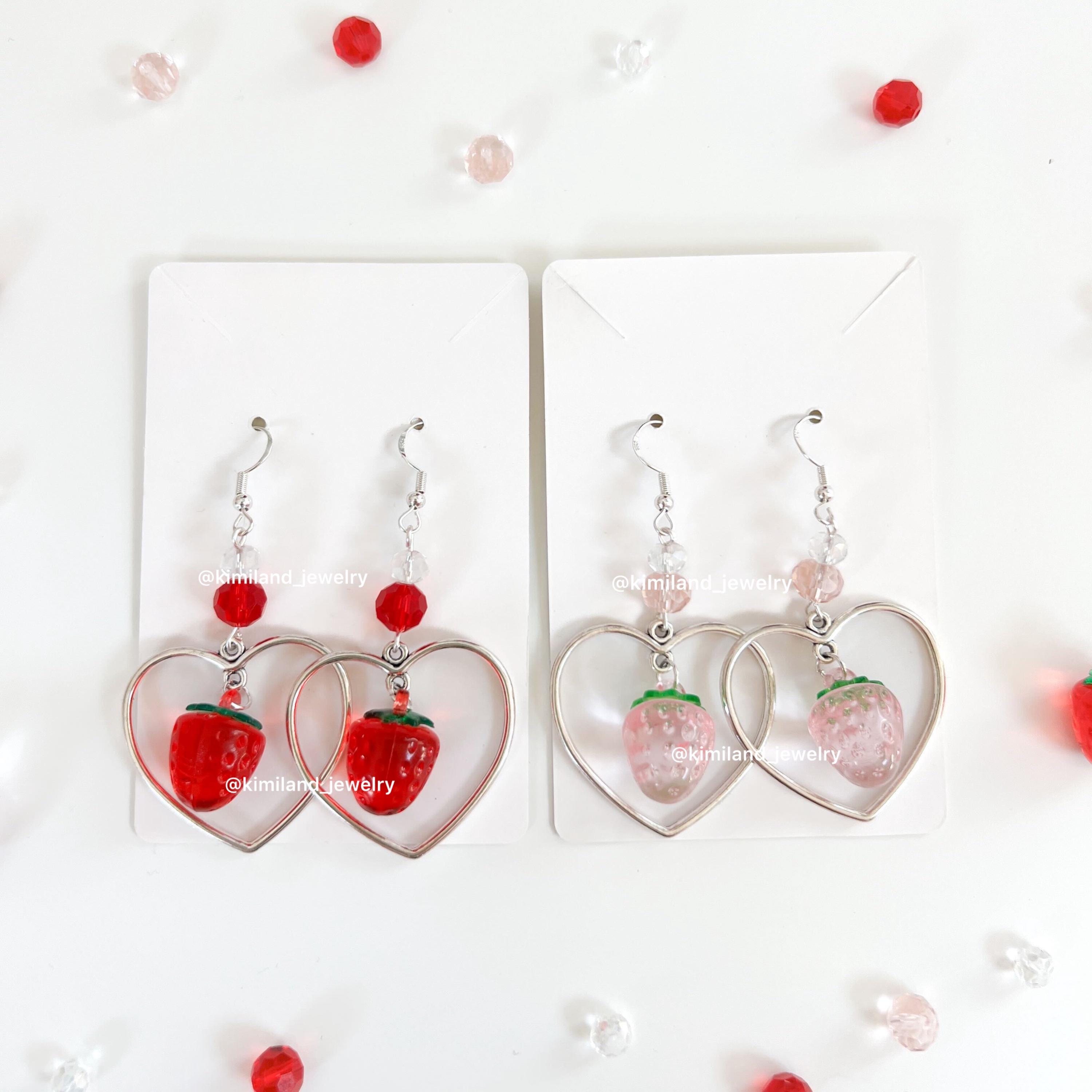 Vivienne Westwood Strawberry Earrings Etsy