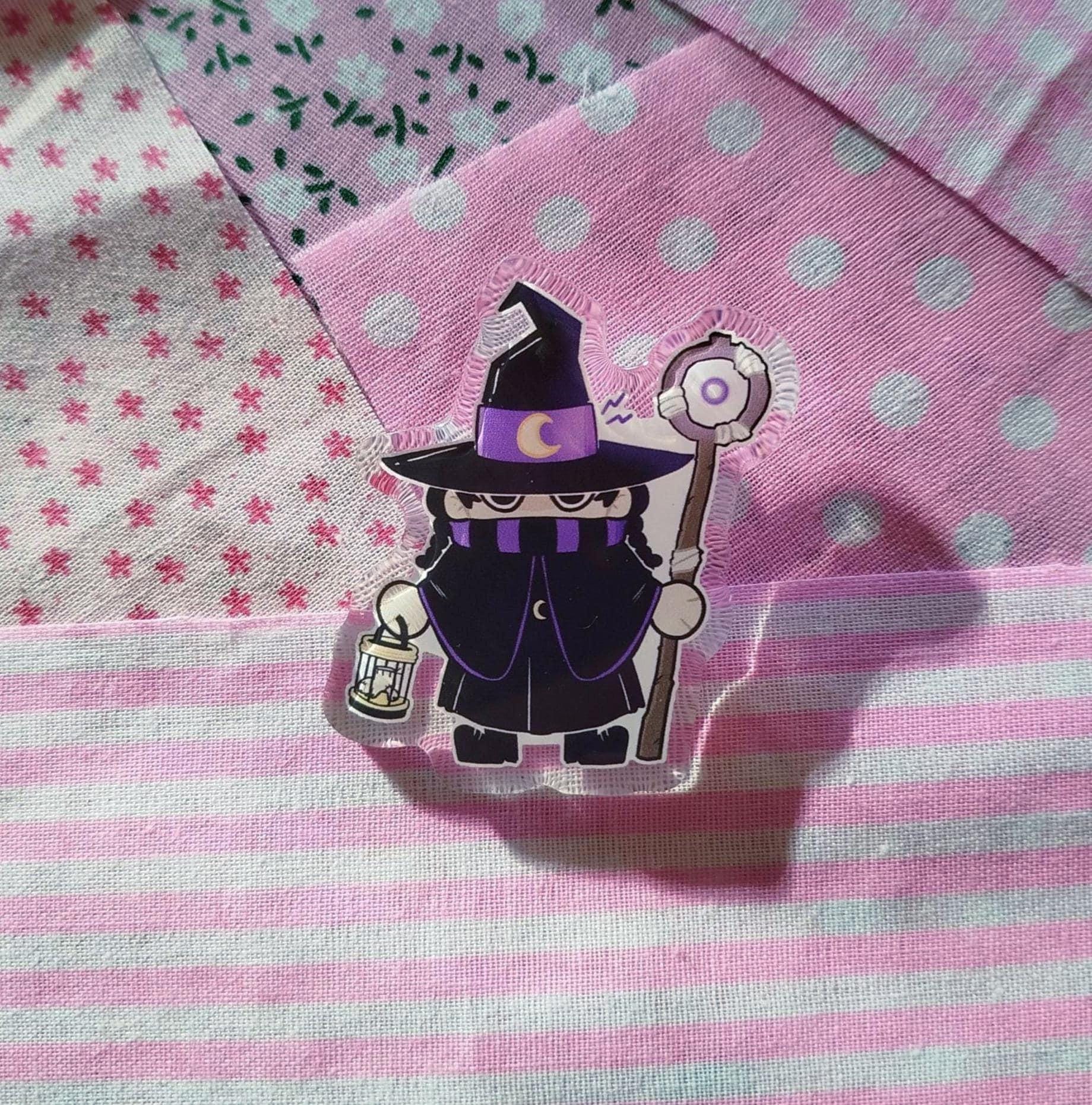 Wenclair Medival and Puppy Acrylic Pin - Etsy