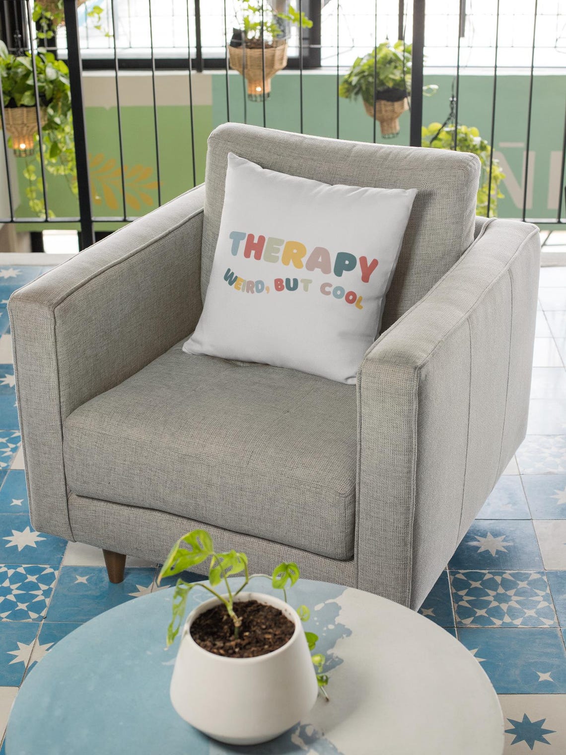 Therapist Office Decor, Therapy Pillow, Gift for Therapist, Decorative ...