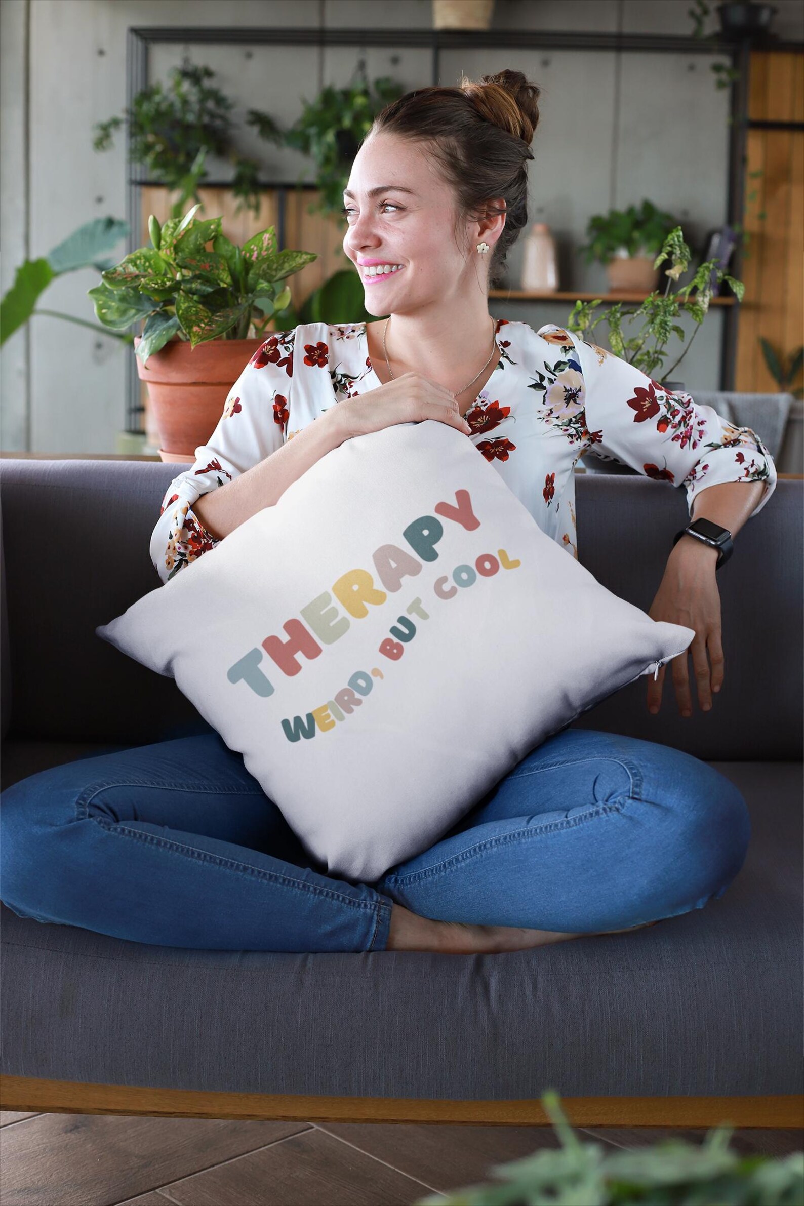 Therapist Office Decor, Therapy Pillow, Gift for Therapist, Decorative ...