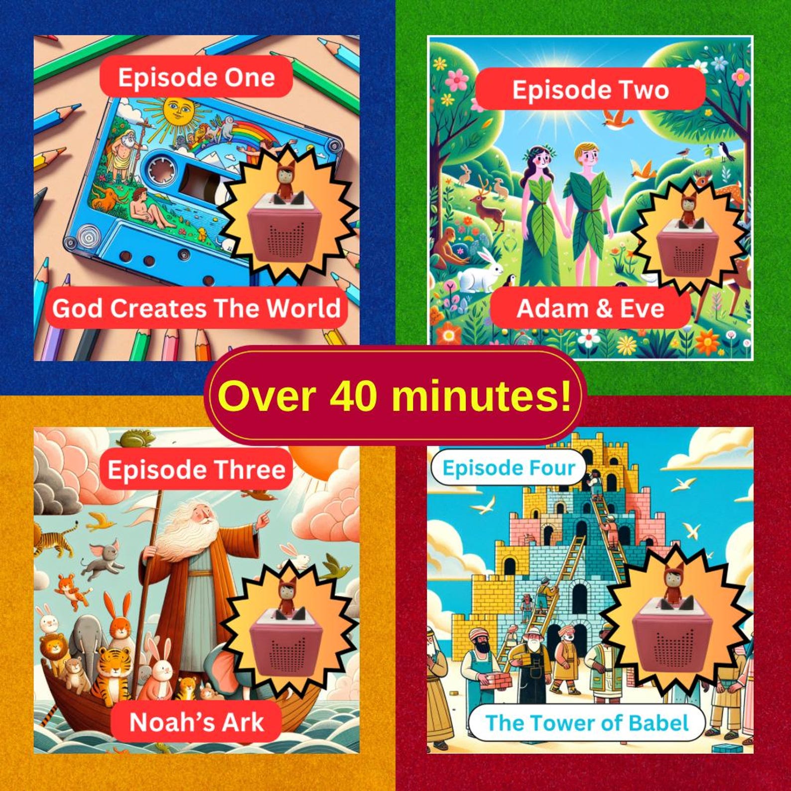 Bible Story Bundle: Tiny Testaments, Vol. 1 (toniebox/yoto Download) - Etsy