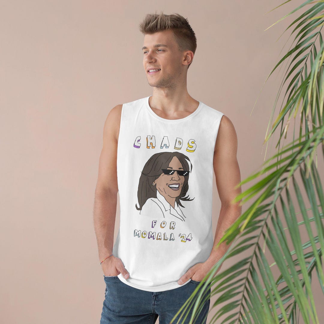 Chads for Momala Kamala Harris Tank, Harris/walz 2024 Patriotic Tee ...