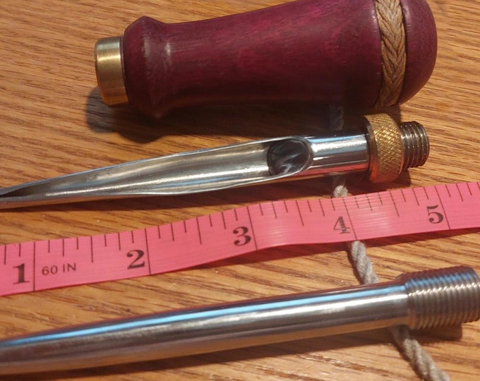 Marlinspike, With Duckbill Tip, and Finnish Fid Combination With Brass ...
