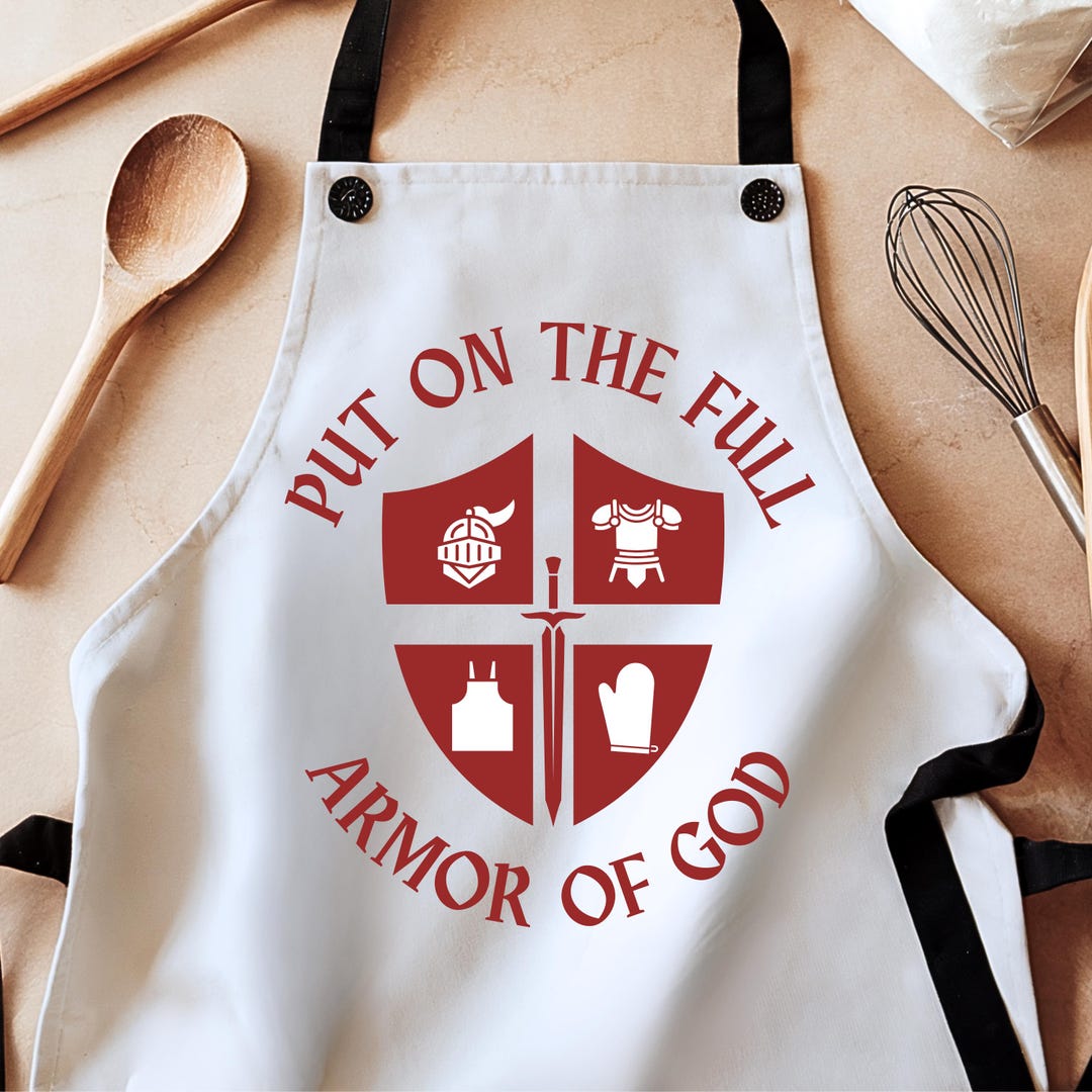 Armor of God Apron, Bible Verse Apron, Christian Men Birthday Gift ...