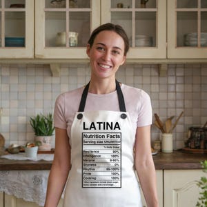 Latinx Apron, Hispanic Heritage Month Apron, Latina, Funny Apron, Cuban ...
