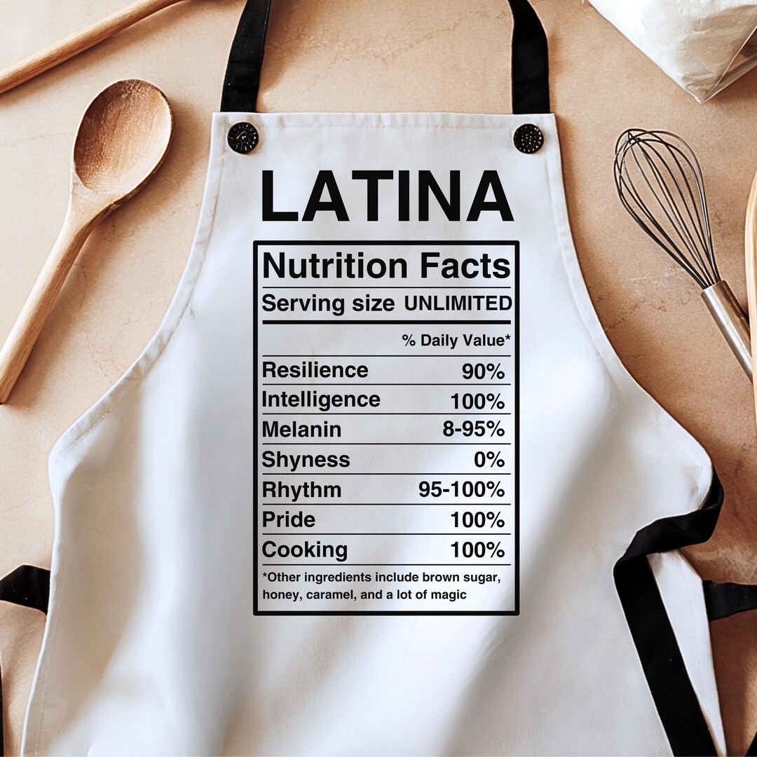 Latinx Apron, Hispanic Heritage Month Apron, Latina, Funny Apron, Cuban ...