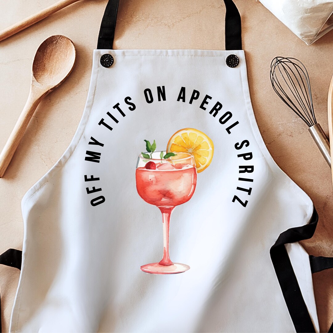 Aperol Spritz Apron, Margs Apron, Espresso Martini, Housewife Apron ...