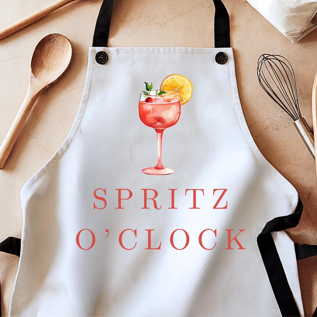 Aperol Spritz Apron, Margs Apron, Espresso Martini, Housewife Apron ...