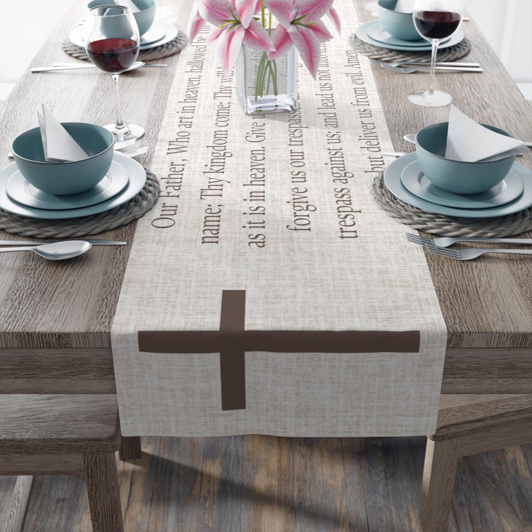 Catholic Christmas Gift, Pastor Wife Gift, Christian Table Runner ...