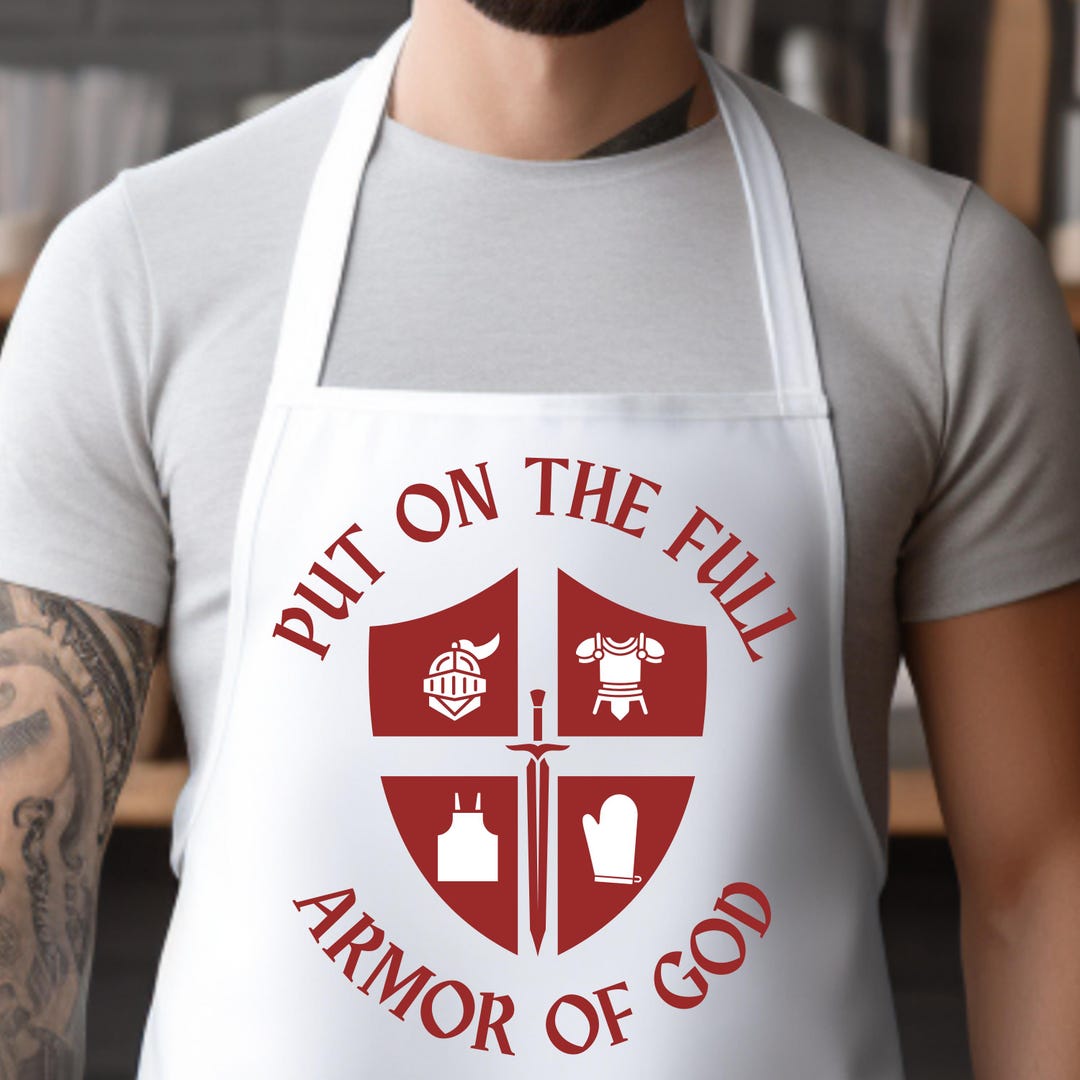 Armor of God Apron, Bible Verse Apron, Christian Men Birthday Gift ...