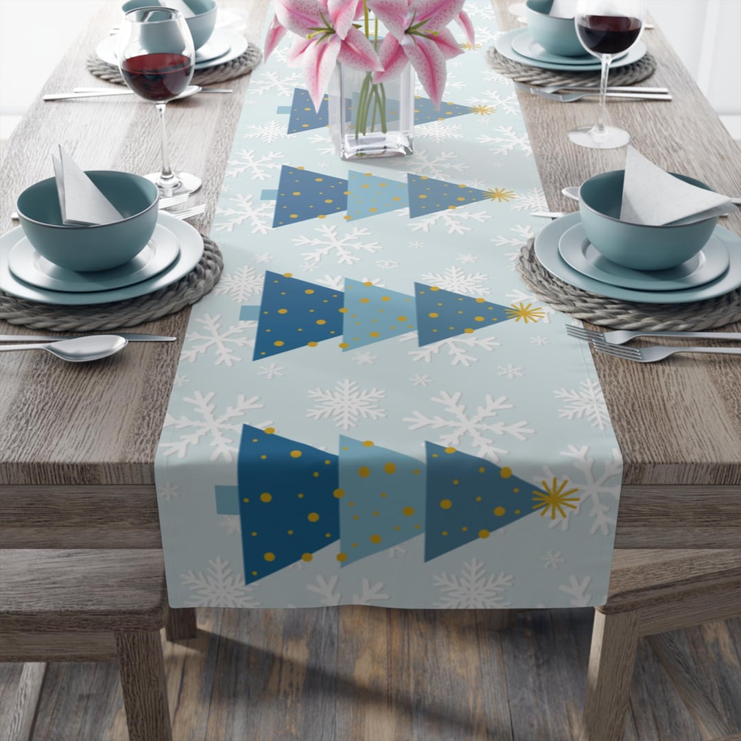 Christmas Table Runner, Holiday Table Runner, Christmas Decor Indoor ...