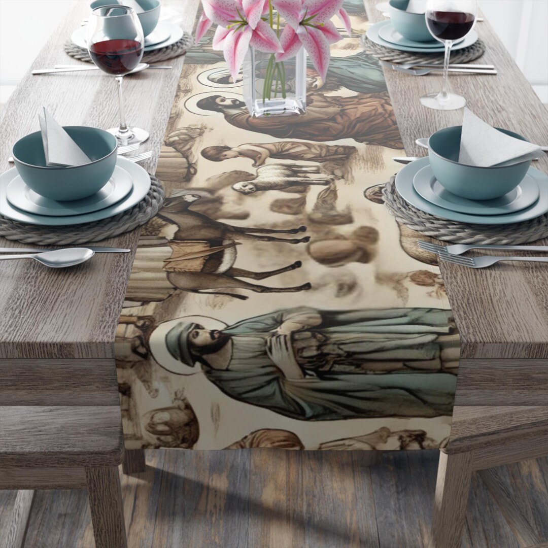 Christmas Table Runner, Holiday Table Runner, Christmas Decor Indoor ...