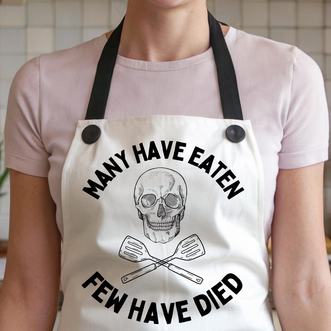 Chef Skeleton Apron, Funny Baking Apron, Halloween Apron, Halloween ...