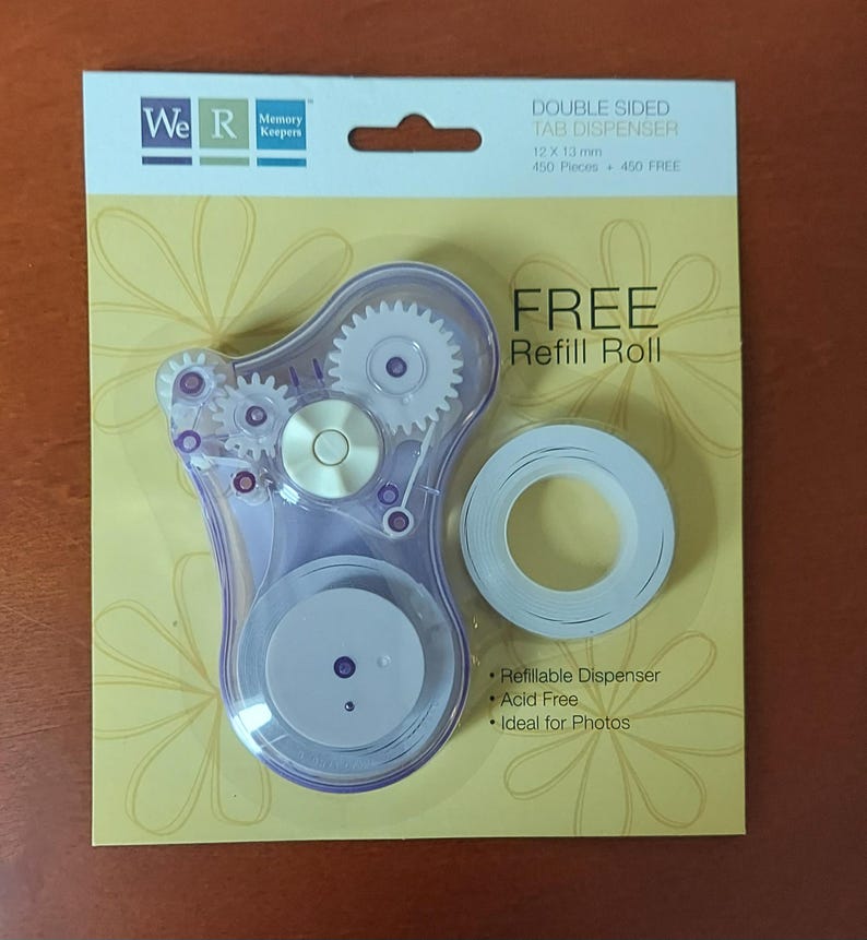 Double Sided Tab Dispenser for Scrapbooking and Photo Albums - Etsy