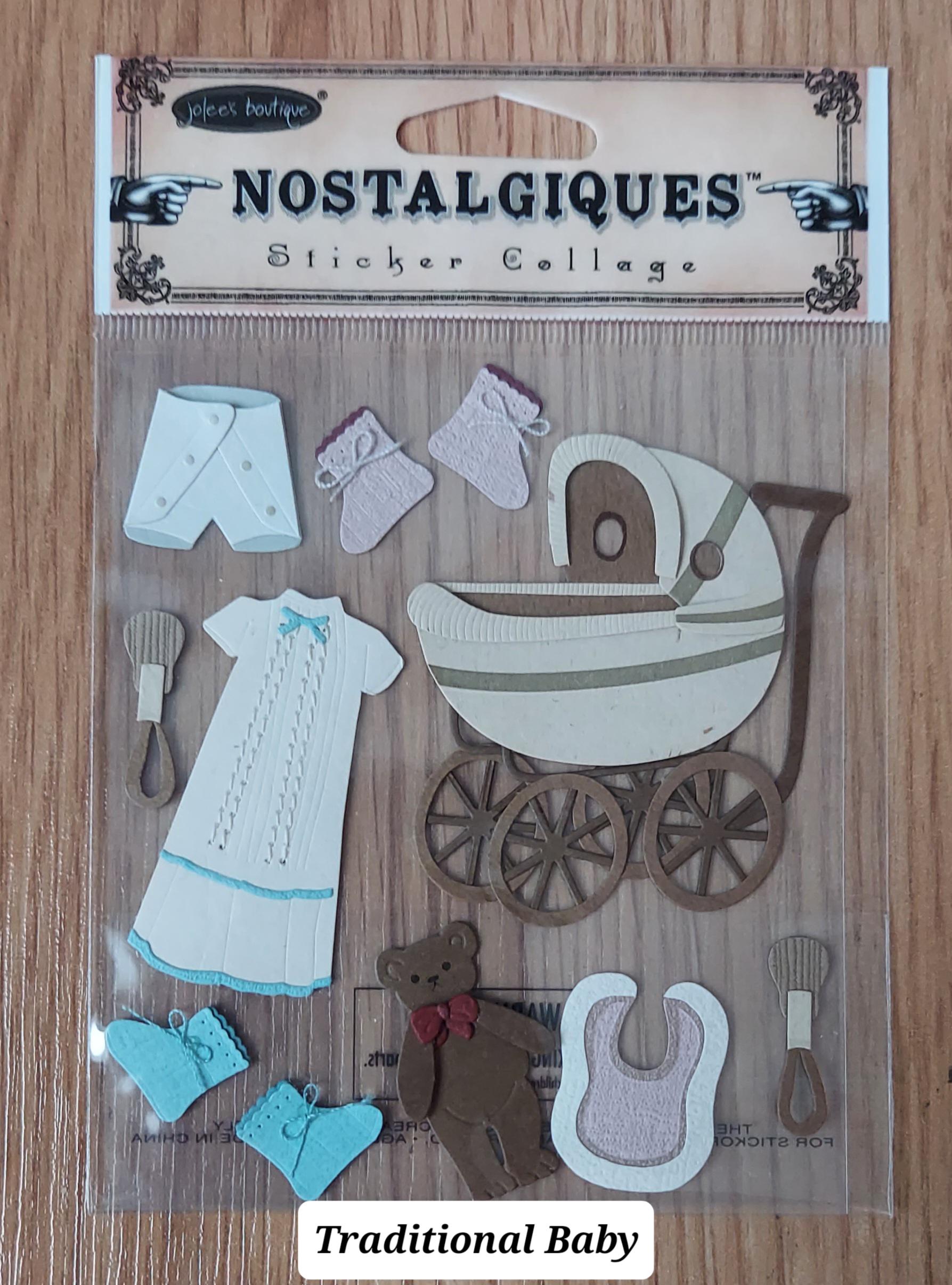 Vintage Themed Nostalgiques Scrapbooking Stickers *your Choice* - Etsy