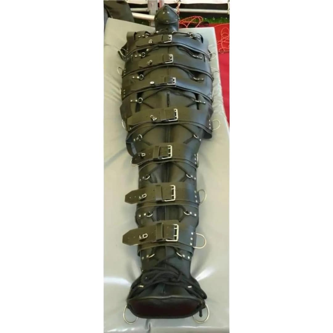 Genuine Leather BDSM Sleep Sack – Full Body Restraint - Etsy