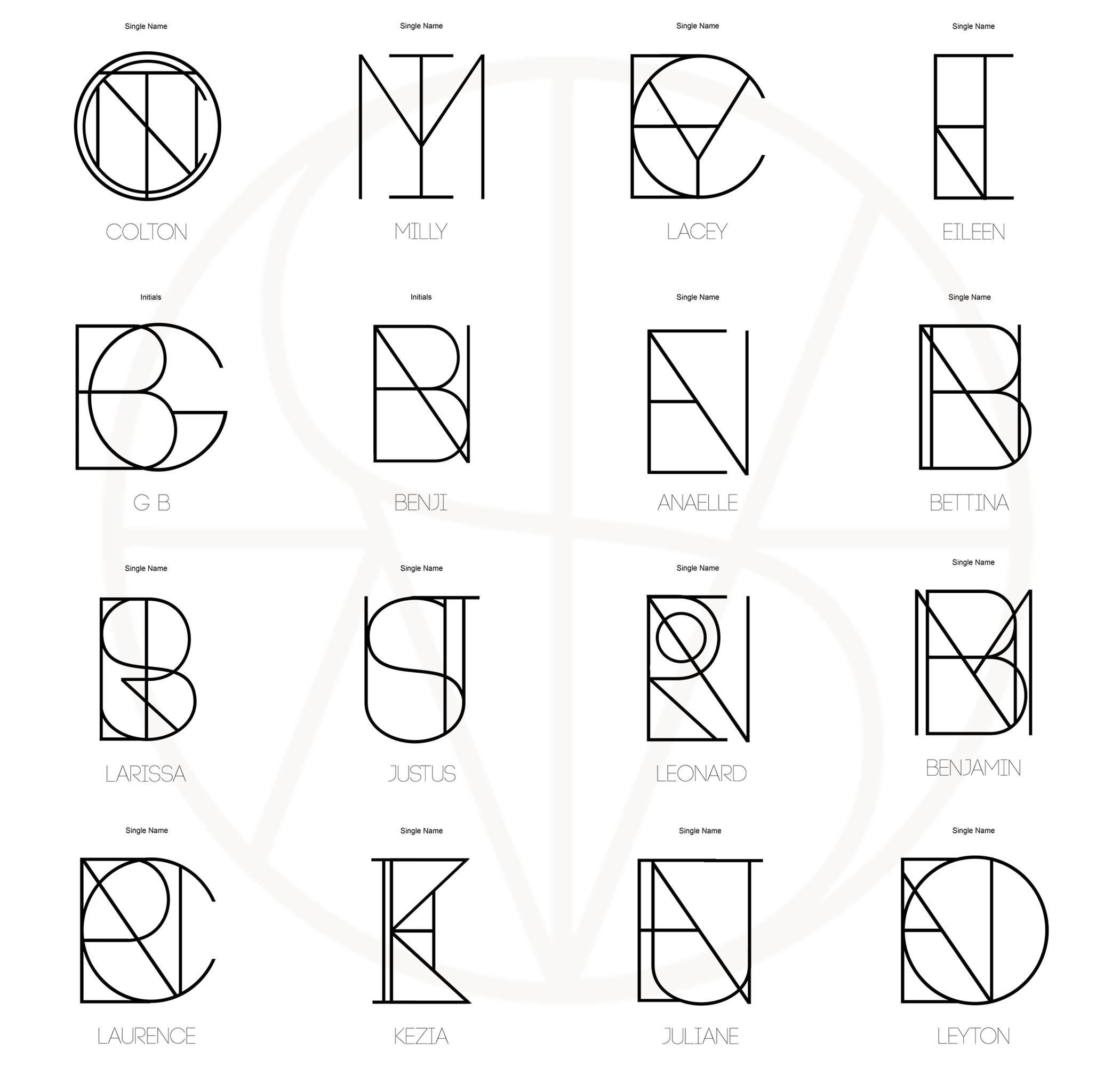 Name Logo Design Word Logo Initial Logo Personalized Name Logo ...