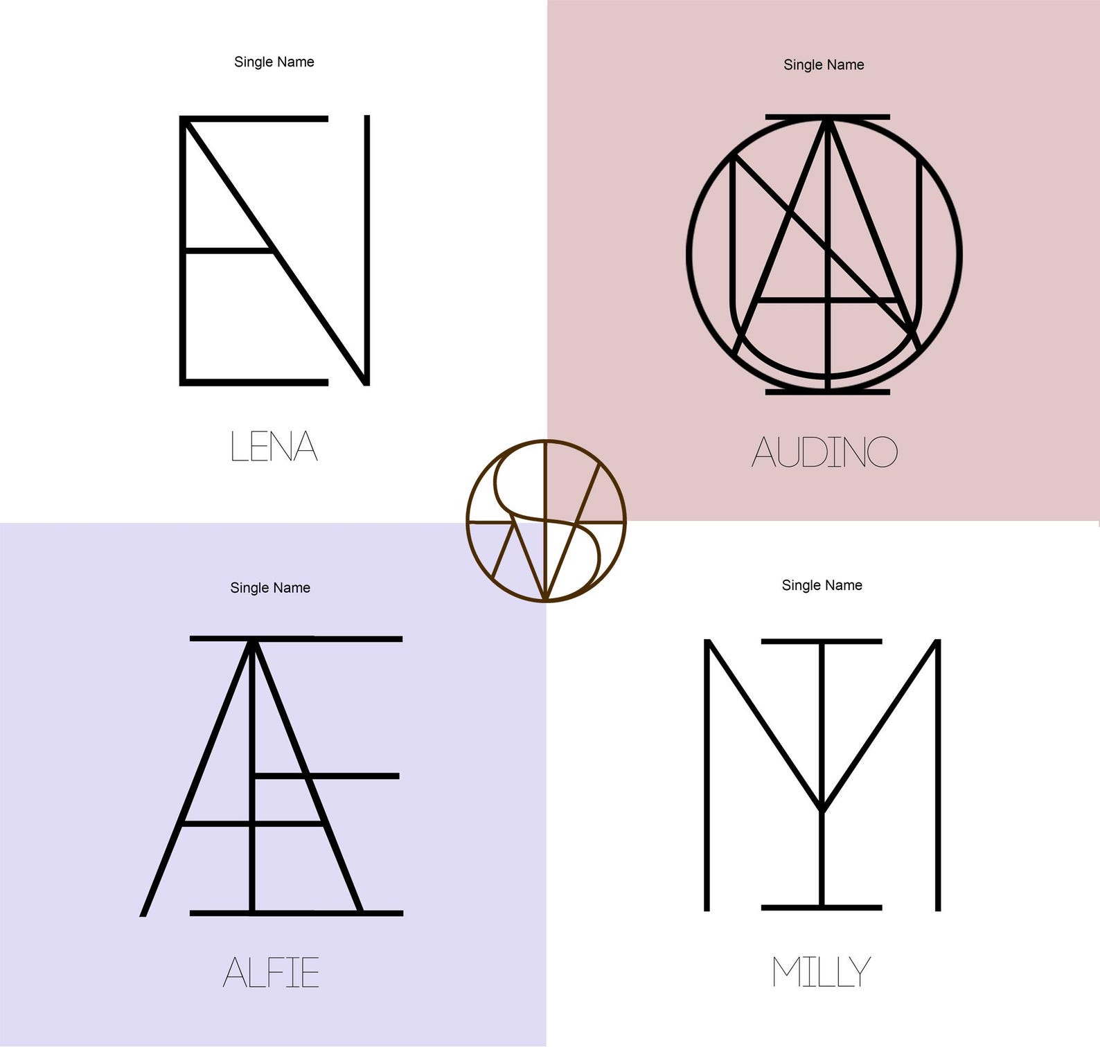 Name Logo Design Word Logo Initial Logo Personalized Name Logo ...