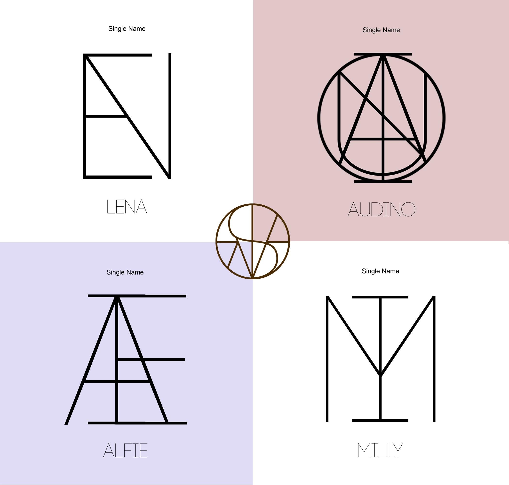 Name Logo Design Word Logo Initial Logo Personalized Name Logo ...