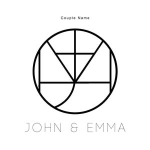 Couple Name Logo Design Word Logo Initial Logo Personalized Name Logo ...