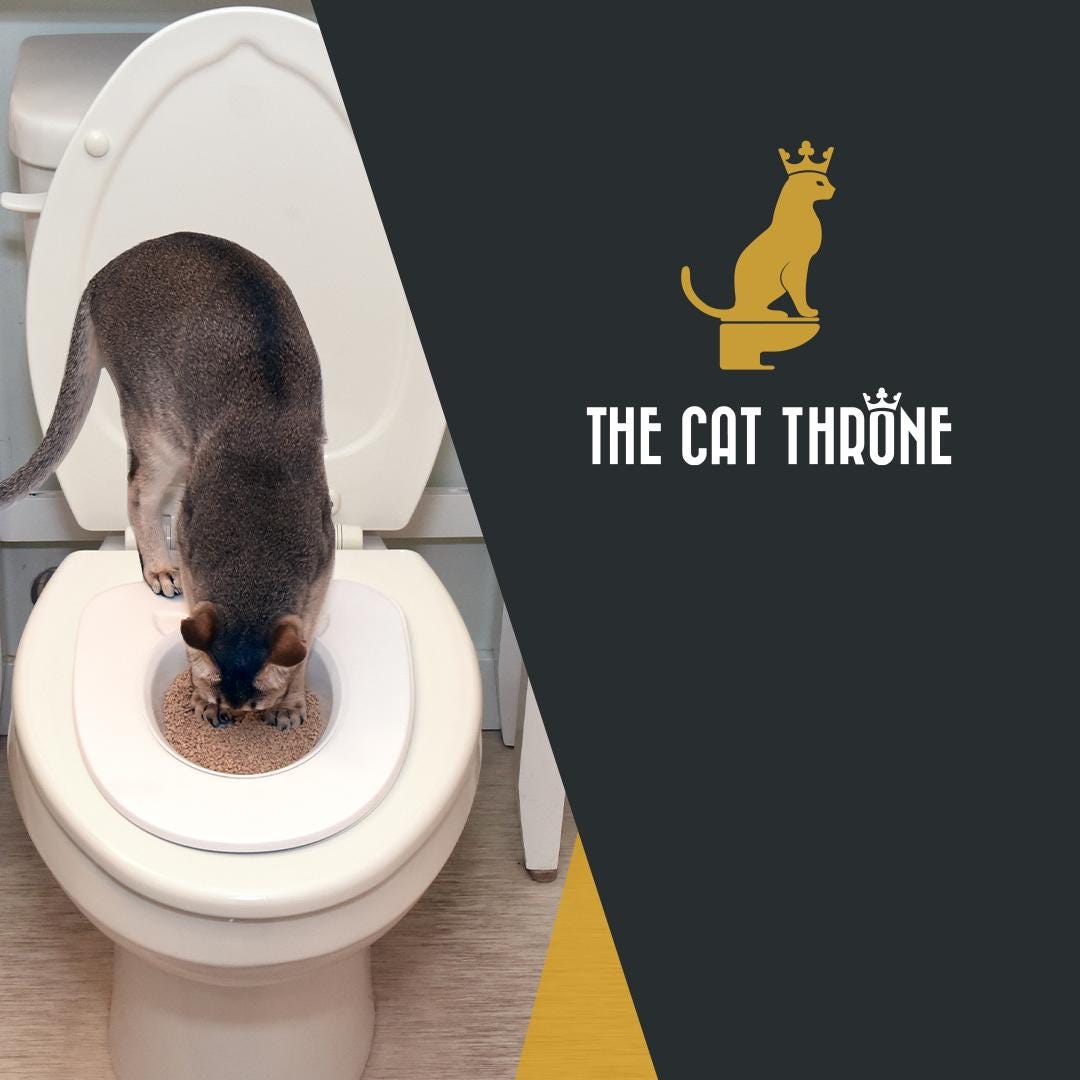 Premium Cat Toilet Training Kit. Safe, Sturdy and Easy to Use - Etsy