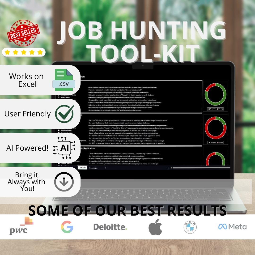 Ai-powered Job Hunt Toolkit Custom Resume and Cover Letter Planner ...