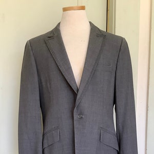 Vintage 1970s/80s - AFTER SIX - Gray Tuxedo Jacket - Single Button ...