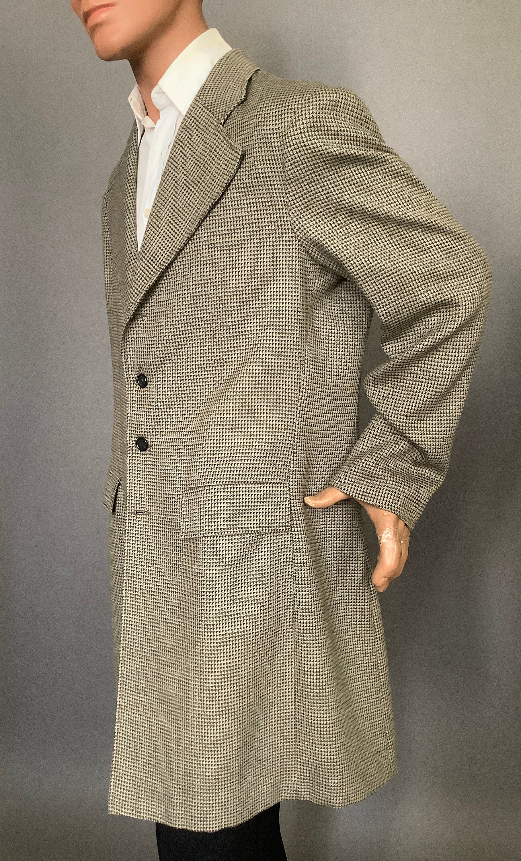 The OLD FRONTIER Clothing Co. Men's Frock Coat /overcoat Beige/brown ...