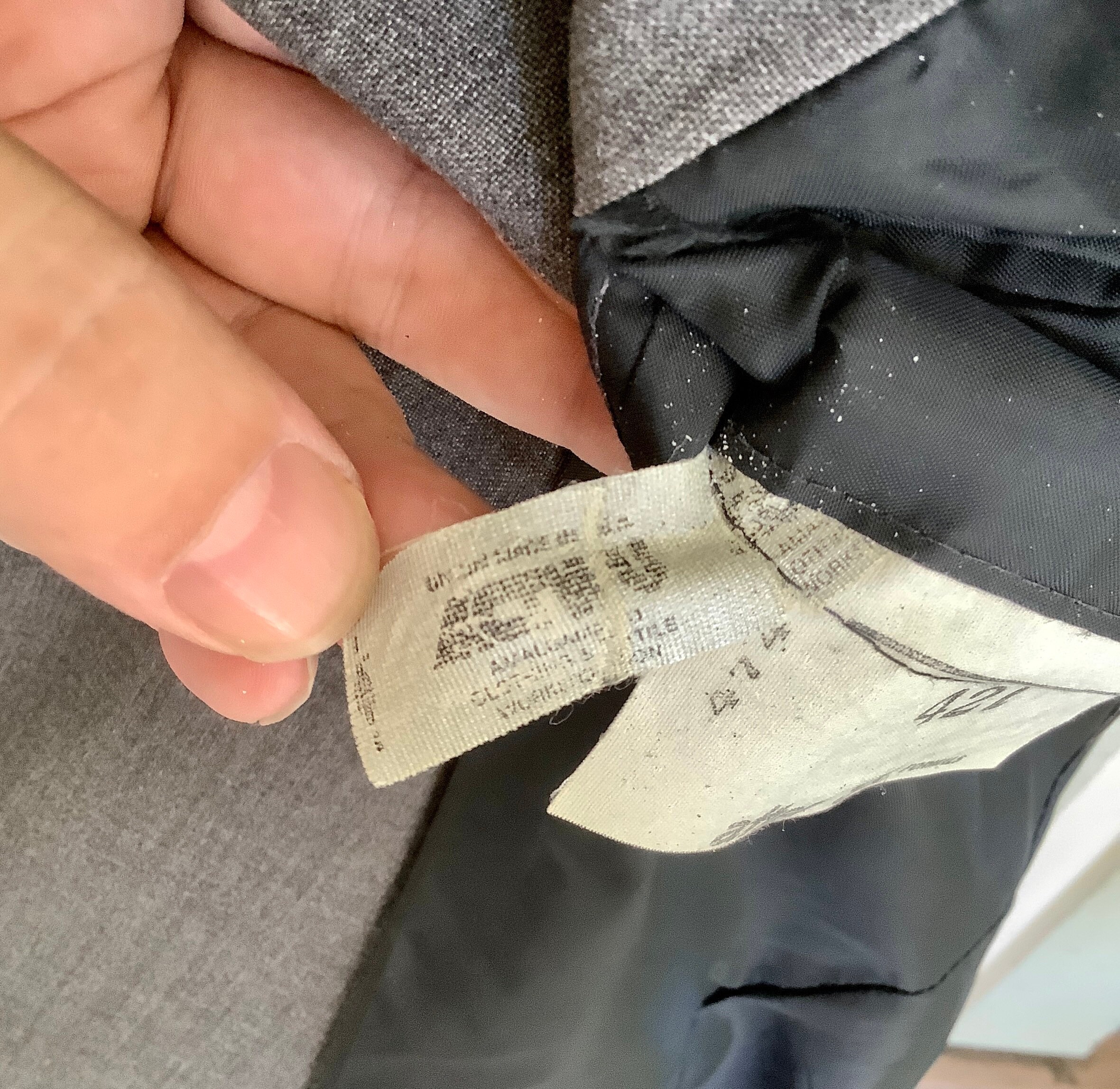 Vintage 1970s/80s - AFTER SIX - Gray Tuxedo Jacket - Single Button ...