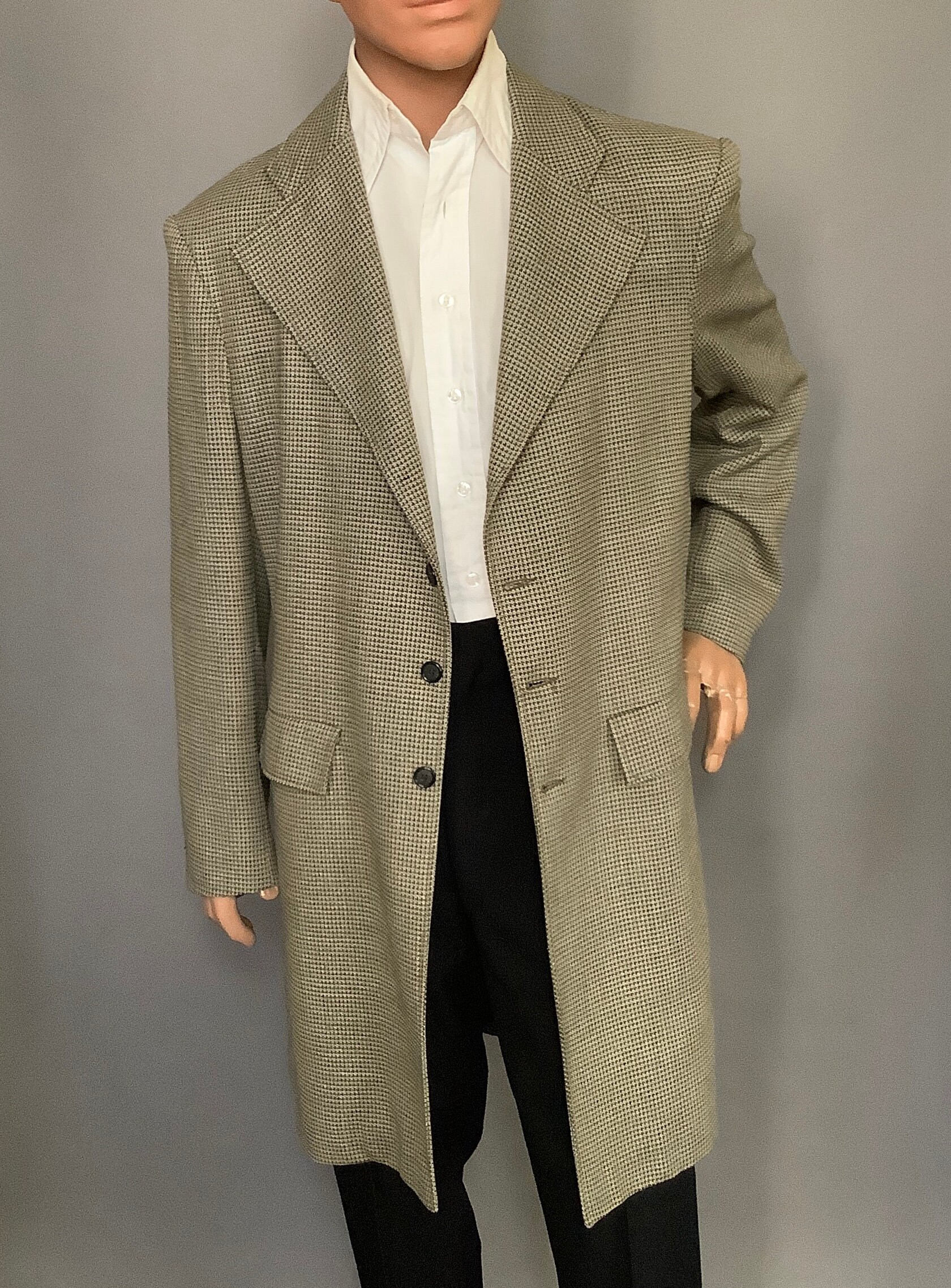 The OLD FRONTIER Clothing Co. Men's Frock Coat /overcoat - Beige/brown ...